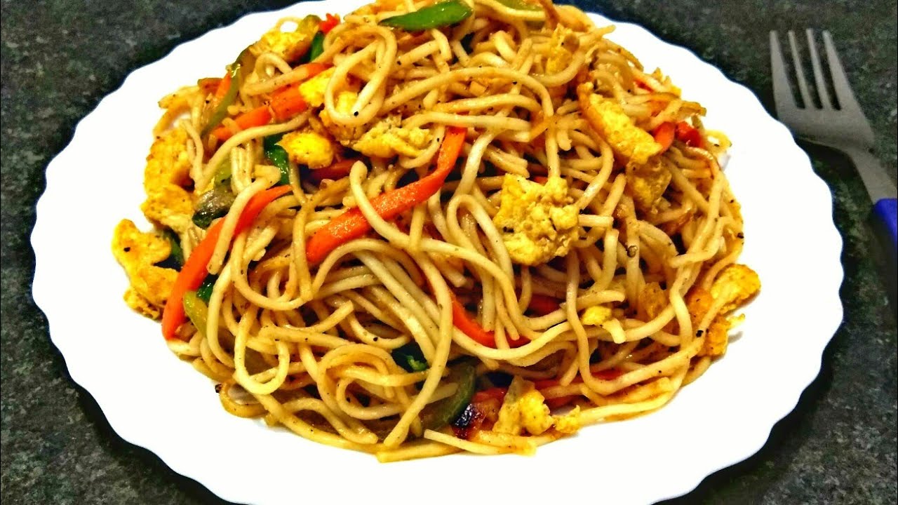 Eggs Chowmein | an Authentic Nepalese Cuisine